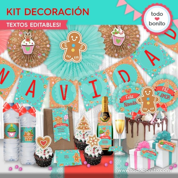 Kits imprimibles de Navidad