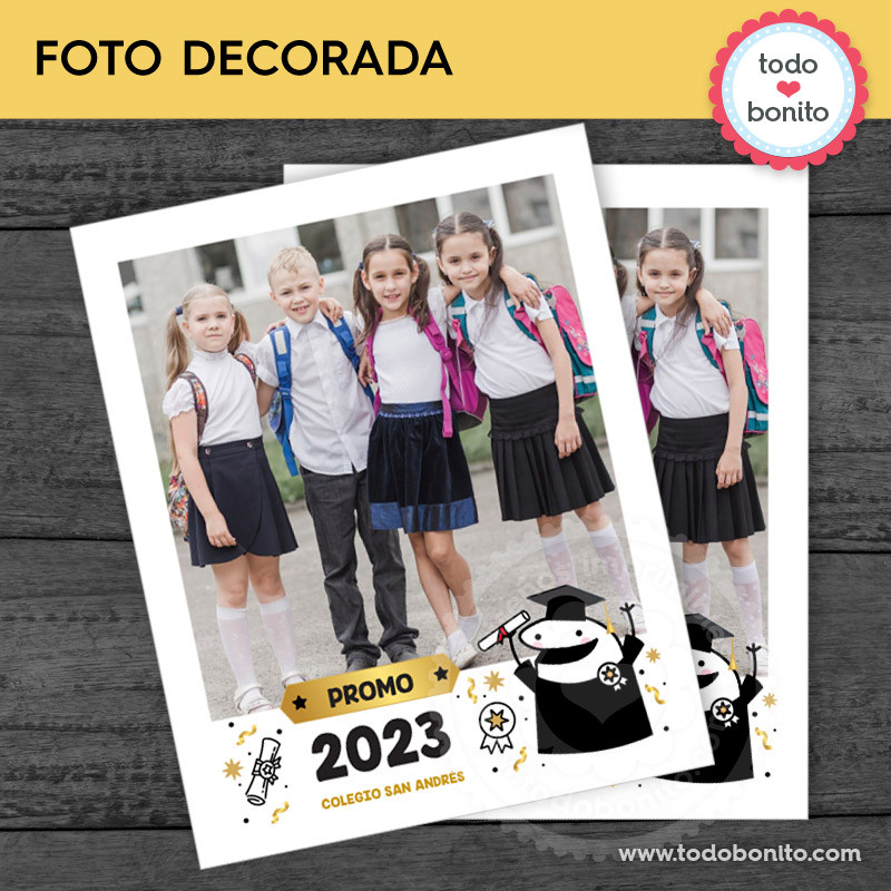 Graduación Flork: foto decorada