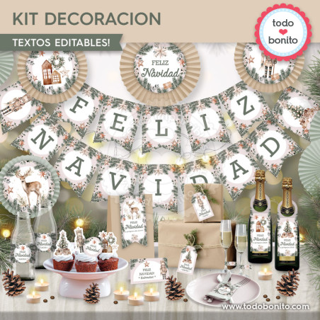 Kits imprimibles de Navidad